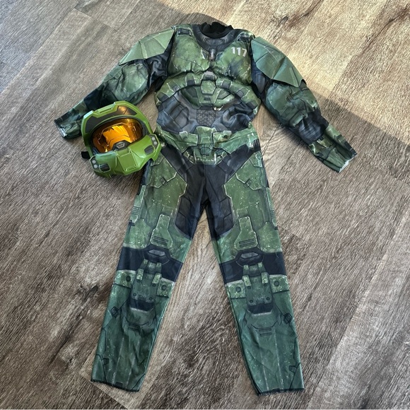 Halo | Costumes | Halo Infinite Master Chief Kids Halloween 3d Muscle ...